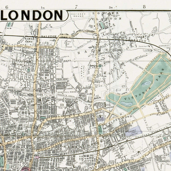 Whitbread's New Plan of London (1853) - Kite