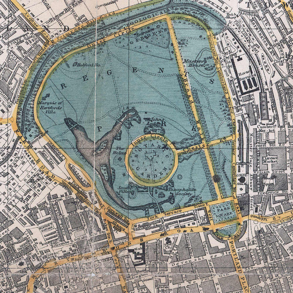 Smith's New Map of London (1860) - Kite