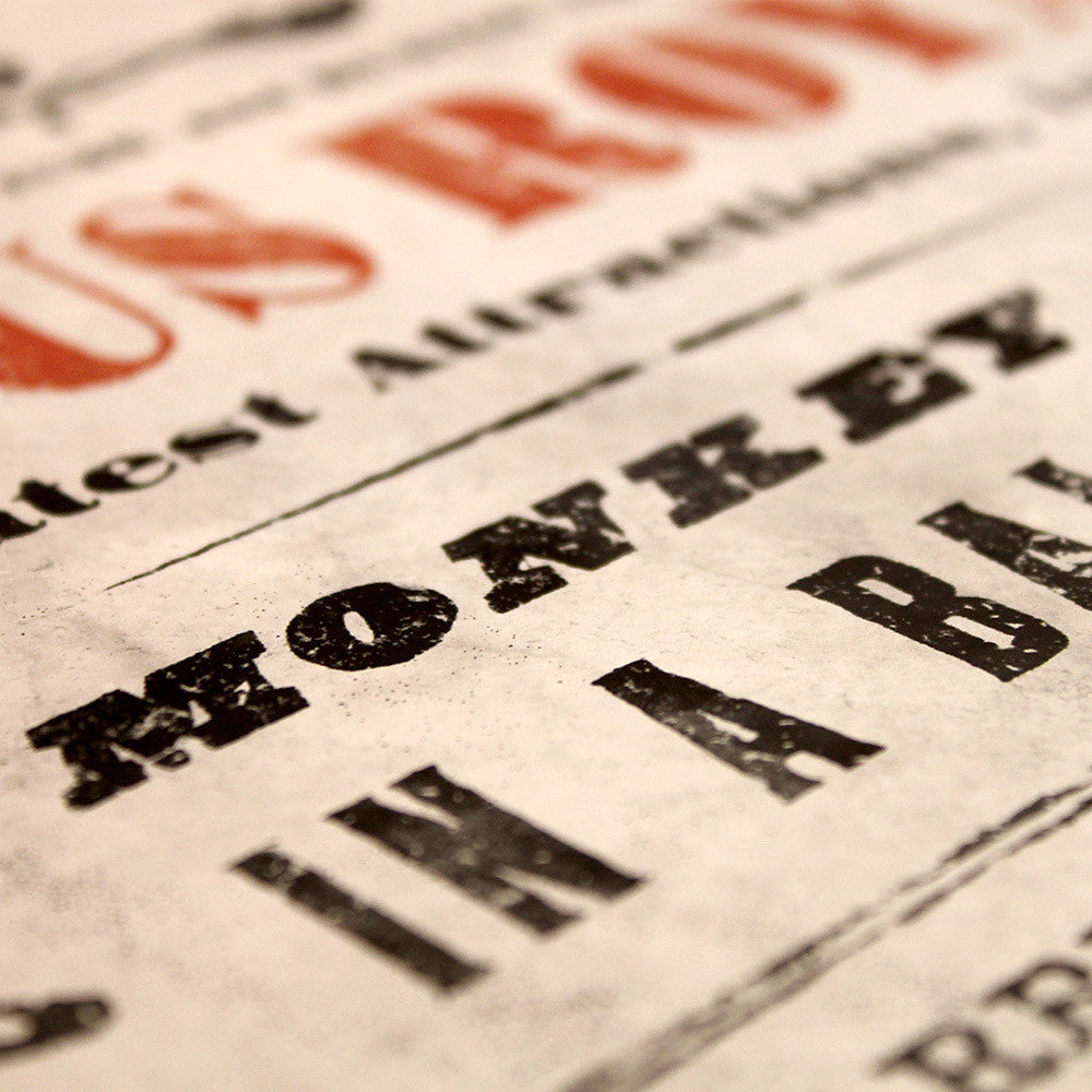 The Monkey Tribe: A Vintage Mashups Open Edition Print - Kite